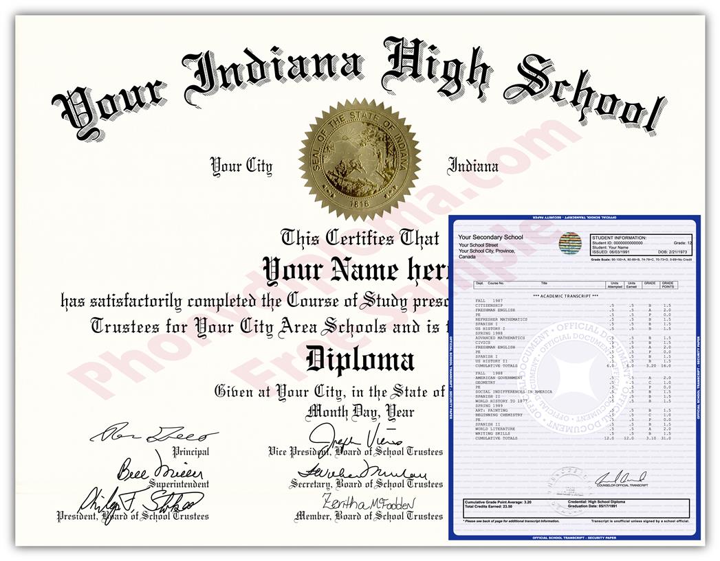 High School Replacement & Novelty Fake Diplomas & Transcripts - Fast Delivery - Find fake high ...